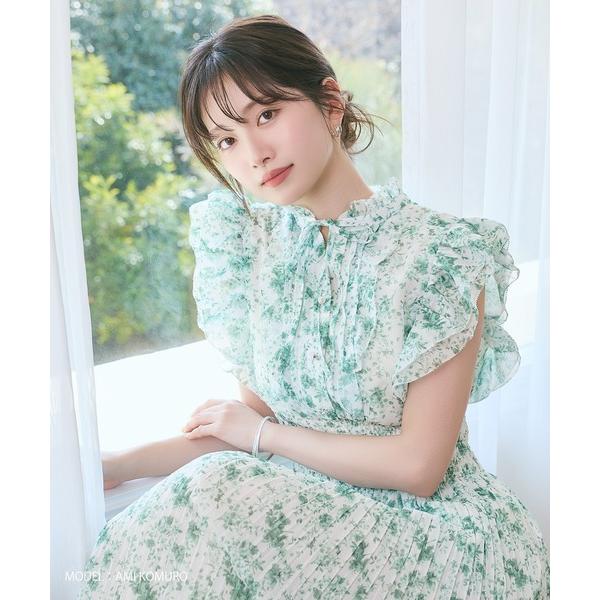 『タイムセール実施中』ZOZO問い合わせ番号:106918764ショップ:MISCH MASCH，ミッシュ マッシュブランド:MISCH MASCH，ミッシュマッシュ商品名:2026春夏新作 ピコフリルプリーツワンピースカテゴリ:ワンピース...
