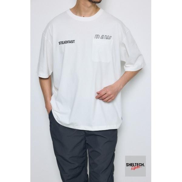 ZOZO問い合わせ番号:106919127ショップ:AZUL BY MOUSSY，アズールバイマウジーブランド:AZUL BY MOUSSY，アズールバイマウジー商品名:SHELTECH Light ポケット付きTシャツカテゴリ:トップス&...