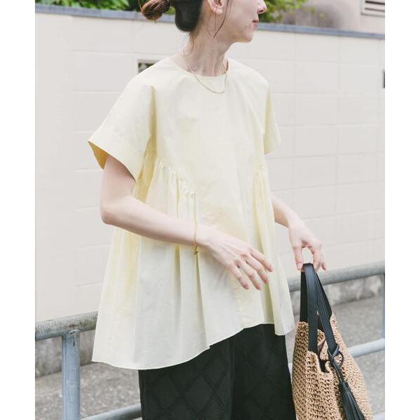 ZOZO問い合わせ番号:106919679ショップ:ITEMS URBAN RESEARCH，アイテムズ アーバンリサーチブランド:ITEMS URBANRESEARCH，アイテムズ アーバンリサーチ商品名:ギャザーチュニックブラウスカテゴ...