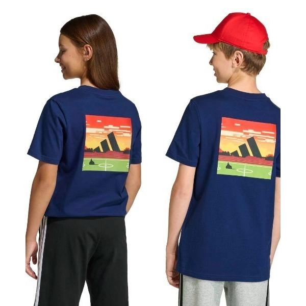 ZOZO問い合わせ番号:106919798ショップ:アルペンZOZOTOWN店，アルペンゾゾタウンテンブランド:adidas，アディダス商品名:アディダス adidas ゲーミング グラフィック 半袖Tシャツ ジュニアカテゴリ:トップス&g...