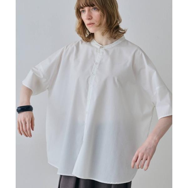 ZOZO問い合わせ番号:106920348ショップ:Avenue，アヴェニューブランド:flaeu，フラユ商品名:Stand Collar Curved Hem Shirtカテゴリ:トップス>シャツ/ブラウスブランド品番:334262...