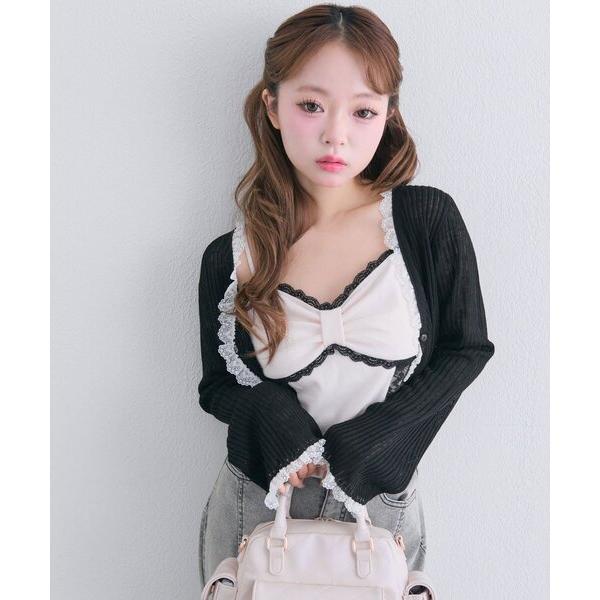 『タイムセール実施中』ZOZO問い合わせ番号:106920784ショップ:OLIVE des OLIVE，オリーブ デ オリーブブランド:OLIVE des OLIVE，オリーブデオリーブ商品名:シアカーデカテゴリ:トップス>カーディ...