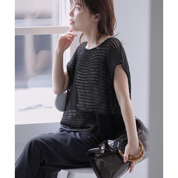 ZOZO問い合わせ番号:106957803ショップ:La TOTALITE，ラ トータリテブランド:La TOTALITE，ラトータリテ商品名:FLEK/フレック メッシュベストカテゴリ:トップス>ニット/セーターブランド品番:260...