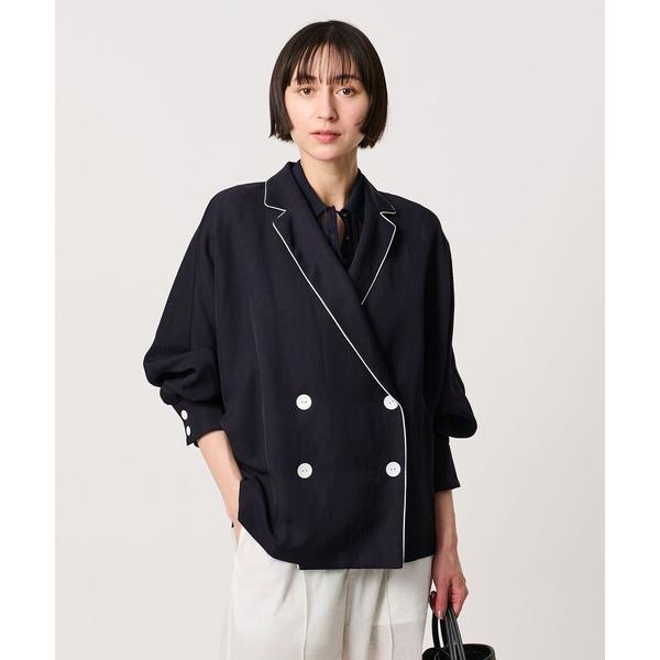 ZOZO問い合わせ番号:106957864ショップ:UNITED ARROWS，ユナイテッドアローズブランド:UNITED ARROWS，ユナイテッドアローズ商品名:パイピング ドルマン ブラウス ジャケット ‐ウォッシャブル‐カテゴリ:ジ...