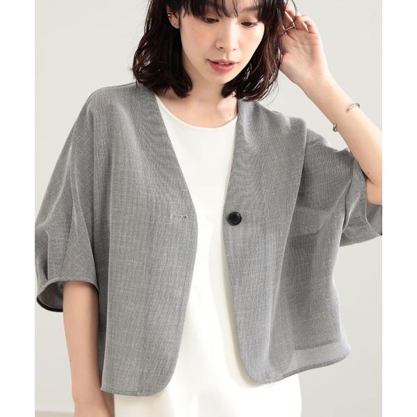 ZOZO問い合わせ番号:106957953ショップ:BEAMS WOMEN，ビームスウィメンブランド:Demi-Luxe BEAMS，デミルクス ビームス商品名:ツイード メッシュ タック ジャケットカテゴリ:ジャケット/アウター>そ...