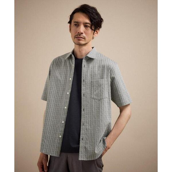 『タイムセール実施中』ZOZO問い合わせ番号:106958727ショップ:TAKEO KIKUCHI，タケオキクチブランド:TAKEO KIKUCHI，タケオキクチ商品名:播州織り 千鳥 半袖シャツカテゴリ:トップス>シャツ/ブラウス...