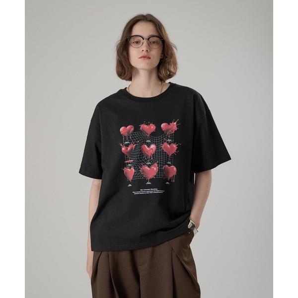 ZOZO問い合わせ番号:106958904ショップ:MUHET，ミュエータブランド:ONCILY，オンシェリー商品名:MELTING HEART GRAPHIC T-SHIRT / メルティングハートグラフィックTシャツカテゴリ:トップス&...