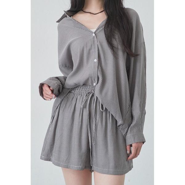 ZOZO問い合わせ番号:106959286ショップ:Avenue，アヴェニューブランド:ANF.MUU，アンフムー商品名:ストライプシャツセットアップカテゴリ:ジャケット/アウター>セットアップブランド品番:326261-101-04...