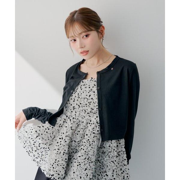 ZOZO問い合わせ番号:106959643ショップ:Chico，チコブランド:Chico，チコ商品名:【SALON by Chico】＼UVカット＆接触冷感／コンパクトラメクルーカーデ【シワになりにくいイージーケア素材】カテゴリ:トップス&...