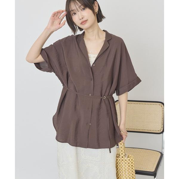 『タイムセール実施中』ZOZO問い合わせ番号:106960271ショップ:AMERICAN HOLIC，アメリカンホリックブランド:AMERICAN HOLIC，アメリカンホリック商品名:【接触冷感・UVカット】ベルト付カイキンシャツカテゴ...