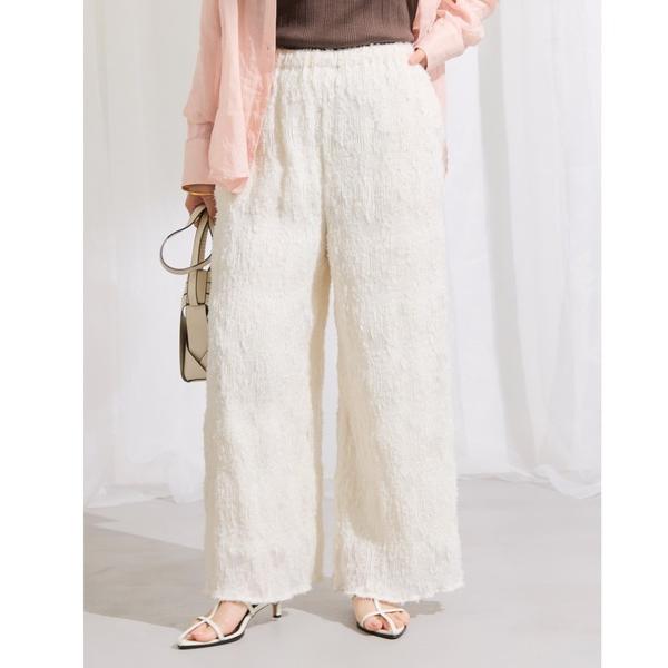 ZOZO問い合わせ番号:106961842ショップ:COHINA STORE，コヒナストアブランド:COHINA，コヒナ商品名:シアージャカードプリーツパンツ 【低身長・小柄女性】カテゴリ:パンツ>その他パンツブランド品番:CID00...