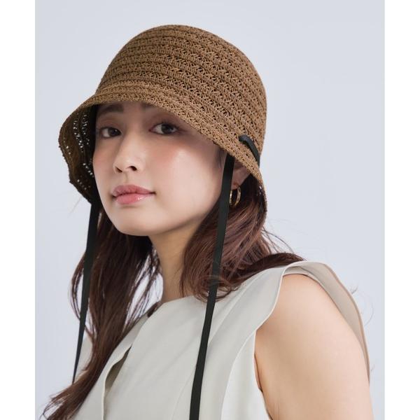 ZOZO問い合わせ番号:106961845ショップ:COHINA STORE，コヒナストアブランド:COHINA，コヒナ商品名:ラフィアライクシアーブレードハット 【低身長・小柄女性】カテゴリ:帽子>ハットブランド品番:CID0031...