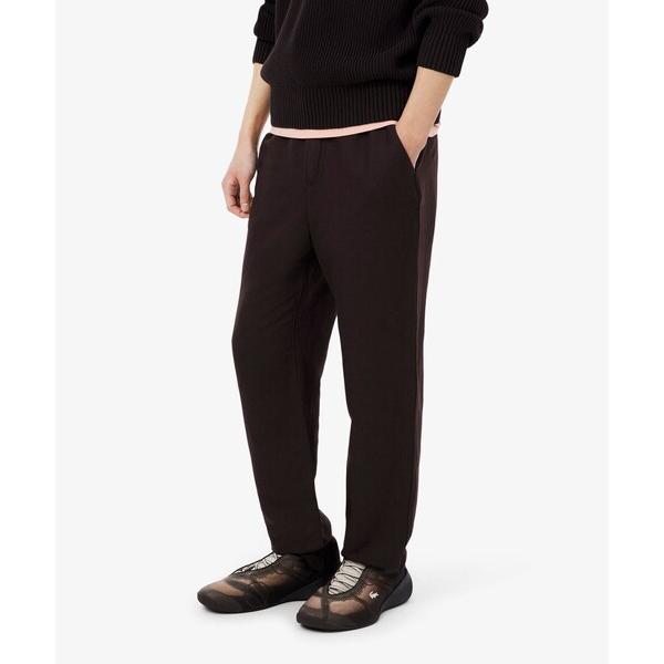 『タイムセール実施中』ZOZO問い合わせ番号:106998147ショップ:LACOSTE，ラコステブランド:LACOSTE，ラコステ商品名:リネン×レーヨンブレンドイージーワイドパンツカテゴリ:パンツ>スウェットパンツブランド品番:H...