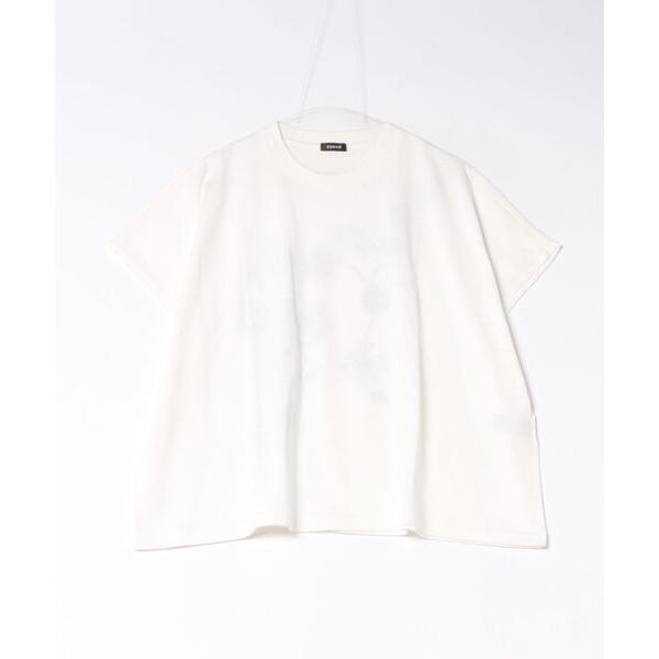 ZOZO問い合わせ番号:106998206ショップ:ZUCCa，ズッカブランド:ZUCCa，ズッカ商品名:(S)DRAWING FLOWER PRINT Tカテゴリ:トップス>Tシャツ/カットソーブランド品番:ZU61JK418素材:...