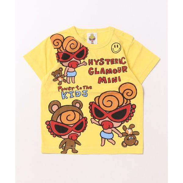ZOZO問い合わせ番号:107070651ショップ:HYSTERIC MINI，ヒステリックミニブランド:HYSTERIC MINI，ヒステリックミニ商品名:【3月予約商品】SELFISH BABY ANIMAL 半袖Tシャツカテゴリ:トッ...