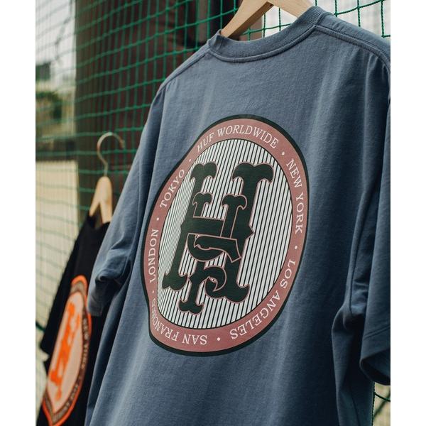 ZOZO問い合わせ番号:107071881ショップ:HUF，ハフブランド:HUF，ハフ商品名:MAJOR LEAGUE TEEカテゴリ:トップス>Tシャツ/カットソーブランド品番:26M_TS80298素材:コットン100%カラー:ホ...
