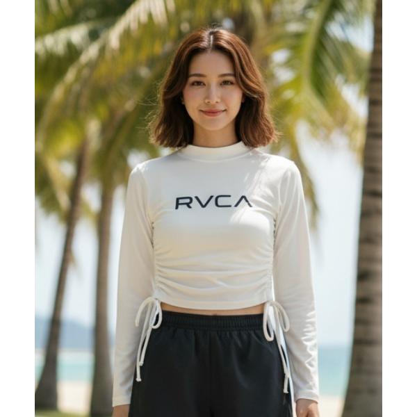 ZOZO問い合わせ番号:107072204ショップ:BY THE BAY，バイザベイブランド:RVCA，ルーカ商品名:【RVCA/ルーカ】RVCA RASH LS/サイドコード付き長袖ラッシュガード(水着)カテゴリ:水着/着物・浴衣>...