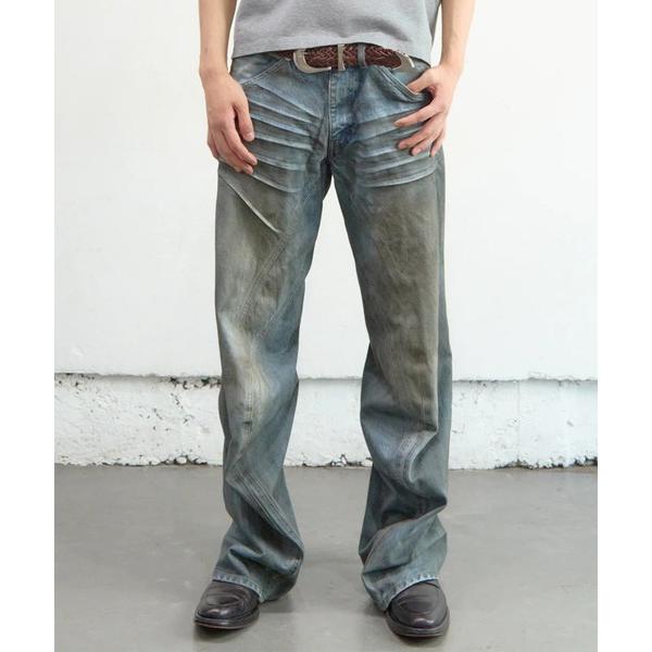 ZOZO問い合わせ番号:107072226ショップ:STUDIOUS MENS，ステュディオス メンズブランド:NVRFRGT，ネヴァーフォーゲット商品名:【NVRFRGT】3D TWISTED JEANS 3.0カテゴリ:パンツ>デ...