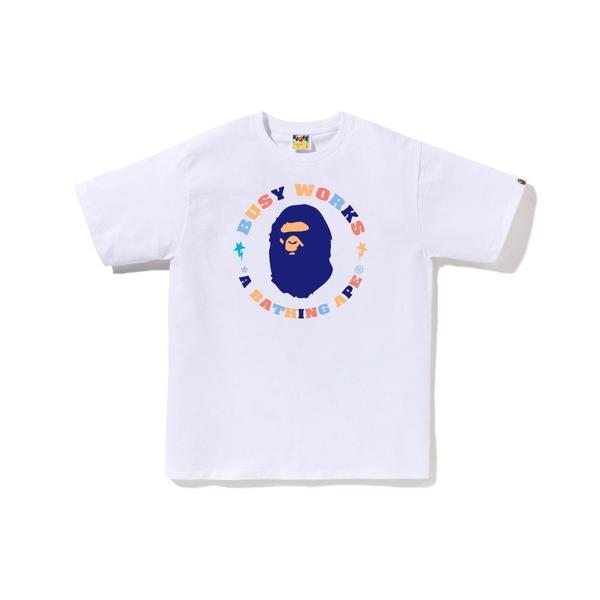 ZOZO問い合わせ番号:107072933ショップ:A BATHING APE，ア ベイシング エイプブランド:A BATHING APE，アベイシングエイプ商品名:COLORS BUSY WORKS STA TEEカテゴリ:トップス&gt...