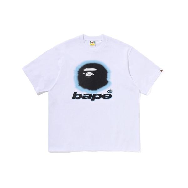 ZOZO問い合わせ番号:107072937ショップ:A BATHING APE，ア ベイシング エイプブランド:A BATHING APE，アベイシングエイプ商品名:SPRAY APE HEAD RELAXED FIT TEEカテゴリ:トッ...