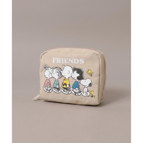 ZOZO問い合わせ番号:107073228ショップ:FUNALIVE，ファンアライブブランド:SNOOPY，スヌーピー，FUNALIVE，ファンアライブ，PEANUTS，ピーナッツ商品名:SNOOPY スクエアポーチ  スヌーピー＆フレンズ...