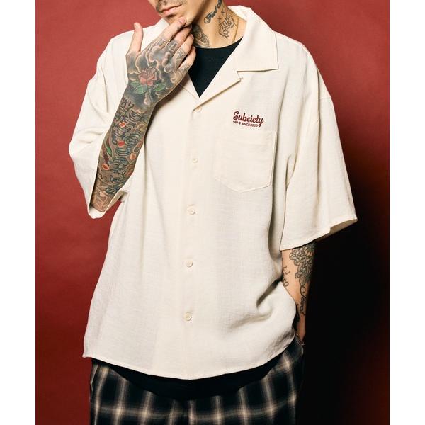 ZOZO問い合わせ番号:107073602ショップ:Subciety，サブサエティブランド:Subciety，サブサエティ商品名:Classic chain embroidered shirtカテゴリ:トップス>シャツ/ブラウスブラン...