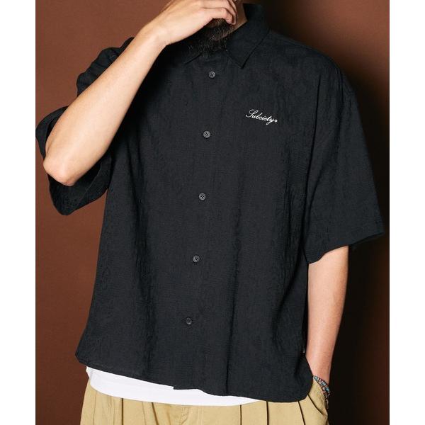 ZOZO問い合わせ番号:107073605ショップ:Subciety，サブサエティブランド:Subciety，サブサエティ商品名:Flower jacquard shirtカテゴリ:トップス>シャツ/ブラウスブランド品番:155-22...