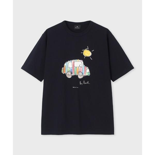 ZOZO問い合わせ番号:107073944ショップ:Paul Smith，ポール・スミスブランド:PS Paul Smith，ピーエスポールスミス商品名:Drawn by Paul ”Striped Car” Tシャツ / 162704 2...