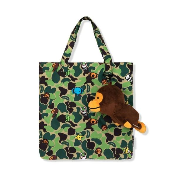 ZOZO問い合わせ番号:107073996ショップ:A BATHING APE，ア ベイシング エイプブランド:A BATHING APE，アベイシングエイプ商品名:BABY MILO PLUSH DOLL RECYCLE TOTE BAG...