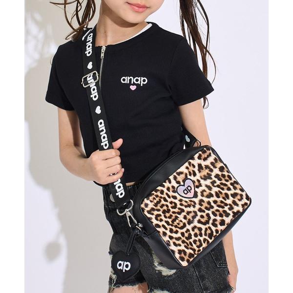 ZOZO問い合わせ番号:107074059ショップ:ANAP，アナップブランド:ANAP kids，アナップキッズ商品名:ハートチャーム付き ミニBAGカテゴリ:バッグ>ショルダーバッグブランド品番:429-3622素材:表面/ポリエ...