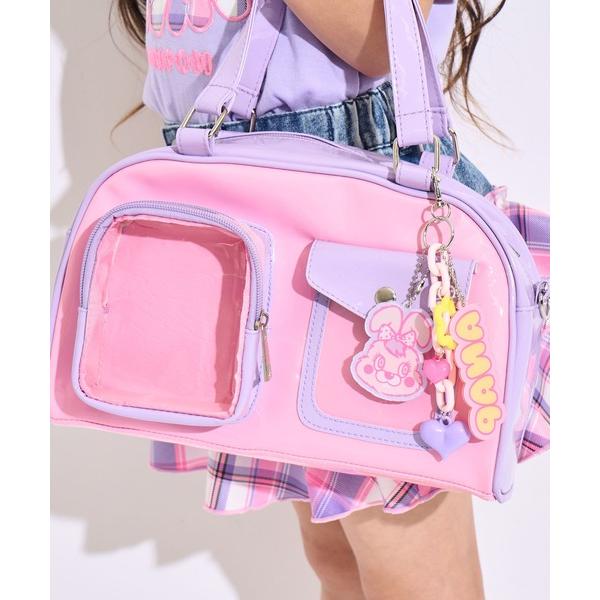ZOZO問い合わせ番号:107074060ショップ:ANAP，アナップブランド:ANAP kids，アナップキッズ商品名:推しかわいい ミニボストンバッグカテゴリ:バッグ>ショルダーバッグブランド品番:429-3624素材:表地/合成...