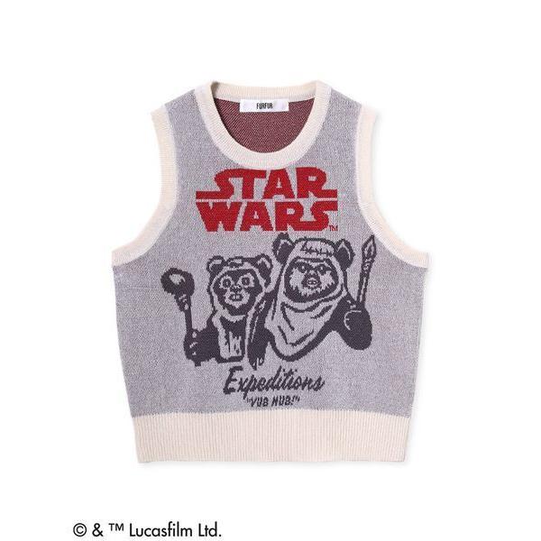 ZOZO問い合わせ番号:107109431ショップ:FURFUR，ファーファーブランド:FURFUR，ファーファー商品名:【STAR WARS(TM)】ジャガードニットベストカテゴリ:トップス>ベストブランド品番:RWNT262066...