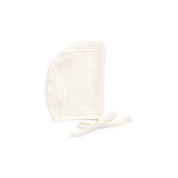 ※このアイテムは返品・交換対象外商品です。ZOZO問い合わせ番号:107109446ショップ:JAMIE KAY，ジェイミーケイブランド:JAMIE KAY，ジェイミーケイ商品名:ポインテールボンネット Parchment／オーガニックコッ...