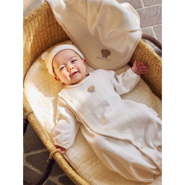 ※このアイテムは返品・交換対象外商品です。ZOZO問い合わせ番号:107109462ショップ:JAMIE KAY，ジェイミーケイブランド:JAMIE KAY，ジェイミーケイ商品名:新生児針抜き柄2wayオール／オーガニックコットンカテゴリ:...