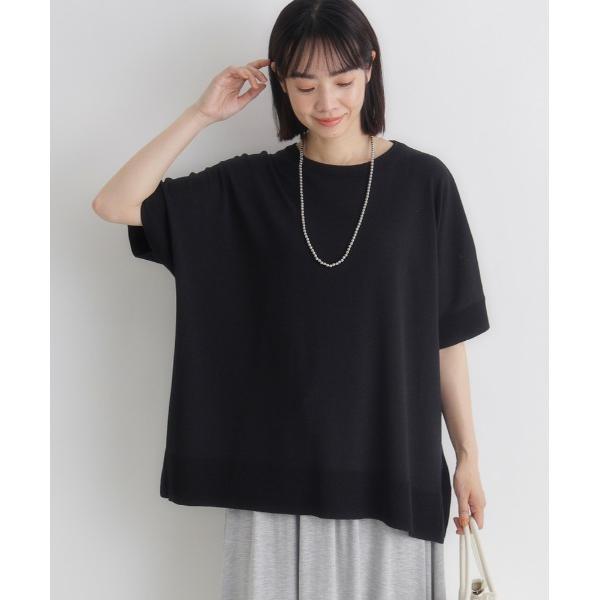 ZOZO問い合わせ番号:107109625ショップ:Right-on，ライトオンブランド:Right-on，ライトオン商品名:【HONEYSUCKLE ROSE】ハーフスリーブニット (二の腕カバー / ハイゲージ / 体型カバー / オフ...