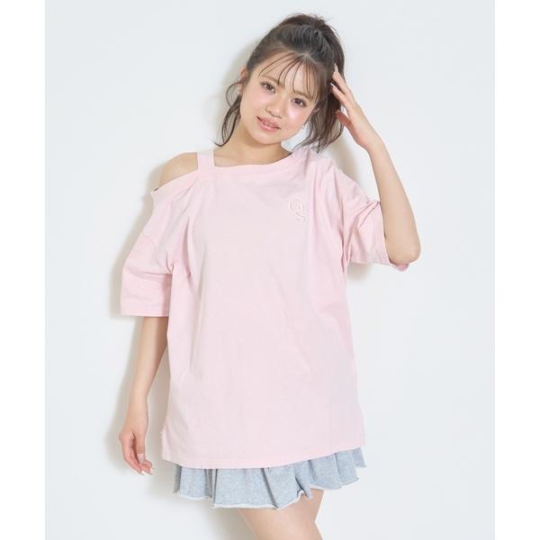 ZOZO問い合わせ番号:107109649ショップ:NARUMIYA ONLINE，ナルミヤ オンラインブランド:LOVETOXIC，ラブトキシック商品名:【LTXC/綿100】ピグメントハ‐トワンショルル‐ズTカテゴリ:トップス>T...