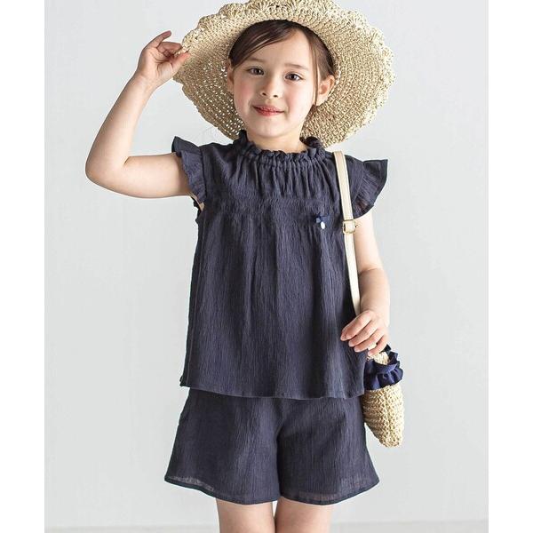 ZOZO問い合わせ番号:107109767ショップ:BEBE ONLINE STORE，ベベ オンラインストアブランド:Tartine et Chocolat，タルティーヌエショコラ商品名:【日本製】クレープロッキーバル楊柳プルオーバーチュ...