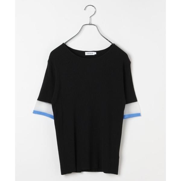 ZOZO問い合わせ番号:107109839ショップ:LEPSIM，レプシィムブランド:LEPSIM，レプシィム商品名:14ゲージ袖配色SS　664865カテゴリ:トップス>ニット/セーターブランド品番:664865素材:本体：レーヨン...