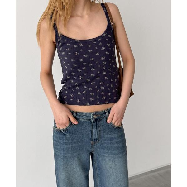ZOZO問い合わせ番号:107110386ショップ:CANAL JEAN，キャナルジーンブランド:CANAL JEAN，キャナルジーン商品名:HARING　小花アイレットキャミソールカテゴリ:トップス>キャミソールブランド品番:261...