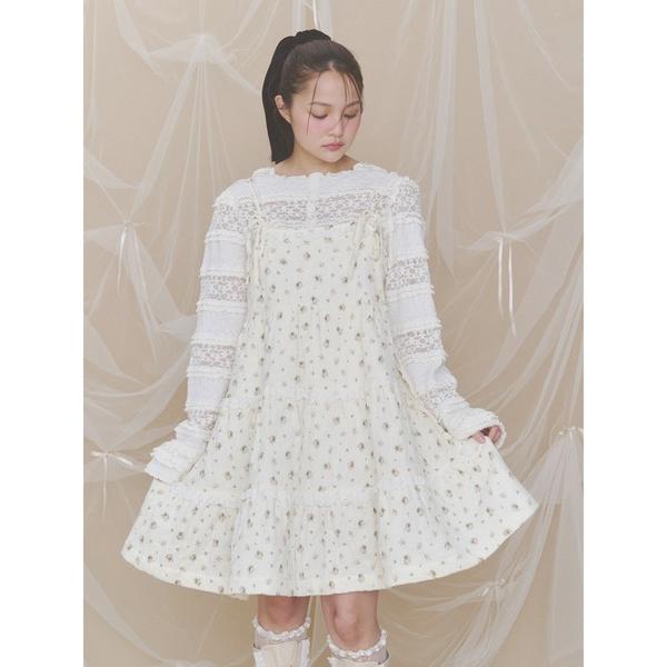 ZOZO問い合わせ番号:107110586ショップ:merry jenny，メリージェニーブランド:merry jenny，メリージェニー商品名:お花キルティングキャミワンピースカテゴリ:ワンピース/ドレス>ワンピースブランド品番:2...