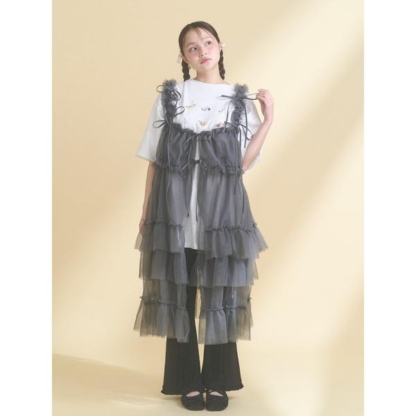 ZOZO問い合わせ番号:107110595ショップ:merry jenny，メリージェニーブランド:merry jenny，メリージェニー商品名:チュールフリルロングハーネスカテゴリ:ワンピース/ドレス>ワンピースブランド品番:282...