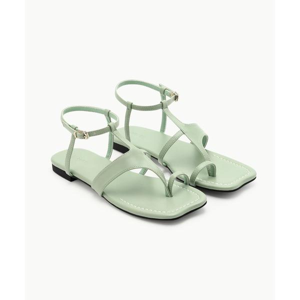 ZOZO問い合わせ番号:107111546ショップ:BILLY'S ENT，ビリーズ エンターブランド:PAES，ペイズ商品名:Square Panel Sandal　25268 Mintカテゴリ:シューズ>サンダルブランド品番:71...