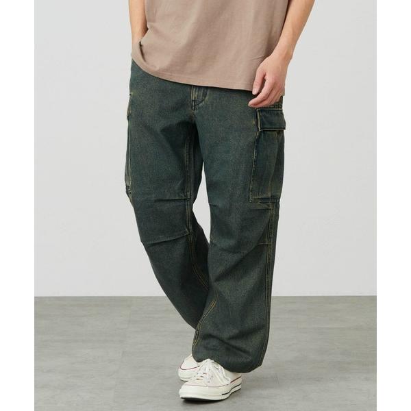ZOZO問い合わせ番号:107111808ショップ:EDWIN，エドウインブランド:EDWIN，エドウィン商品名:ワイド バギーデニムカーゴパンツカテゴリ:パンツ>カーゴパンツブランド品番:E3300-0001素材:綿 70%， 再生...