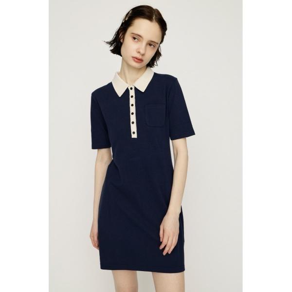 ZOZO問い合わせ番号:107111930ショップ:SLY，スライブランド:SLY，スライ商品名:BI COLOR COLLAR S/OP バイカラーカラーショートワンピース 春服 夏服カテゴリ:ワンピース/ドレス>ワンピースブランド...
