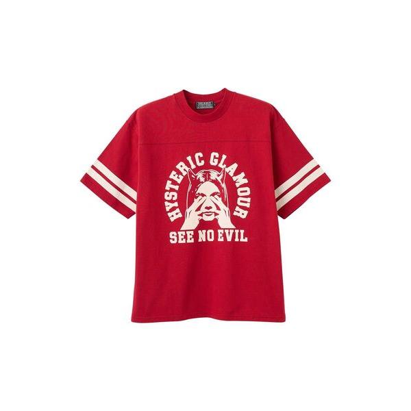 ZOZO問い合わせ番号:107112013ショップ:HYSTERIC GLAMOUR，ヒステリックグラマーブランド:HYSTERIC GLAMOUR，ヒステリックグラマー商品名:SEE NO EVIL Tシャツカテゴリ:トップス>Tシ...