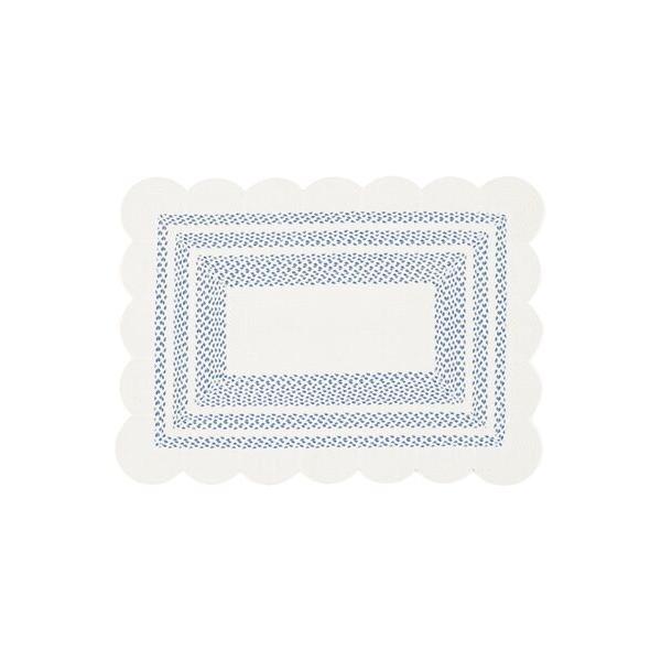 ZOZO問い合わせ番号:107149903ショップ:Francfranc，フランフランブランド:Francfranc，フランフラン商品名:マリス コットン ラグ S ホワイト×ブルー 140×100cm カーペット 絨毯カテゴリ:インテリア...
