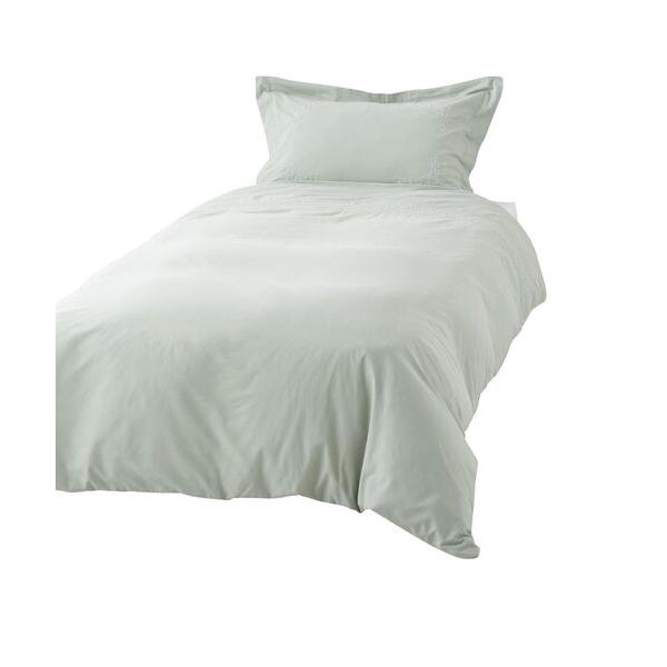 ZOZO問い合わせ番号:107149968ショップ:Francfranc，フランフランブランド:Francfranc，フランフラン商品名:調温加工 ボタニカルフラワーEMB 掛け布団カバー ダブル ライトグリーン 刺繍 花柄 布団カバーカテ...