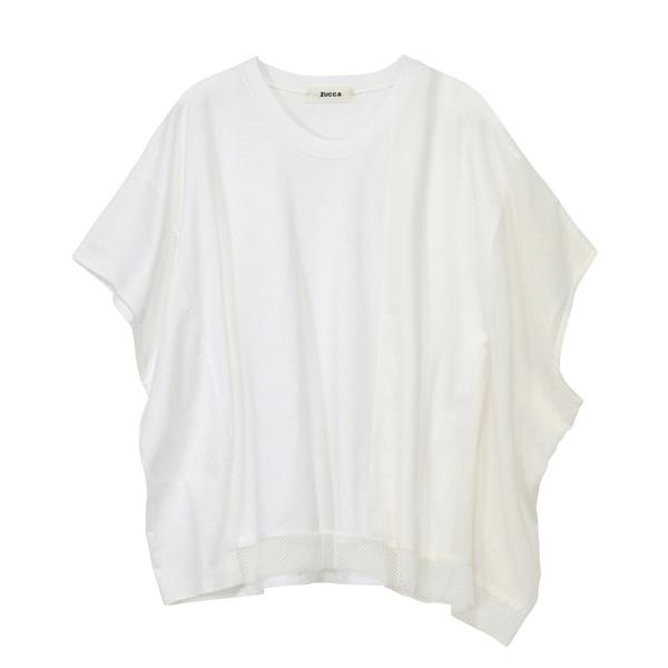 『セール実施中』ZOZO問い合わせ番号:107150058ショップ:ZUCCa，ズッカブランド:ZUCCa，ズッカ商品名:メッシュドッキングジャージィーカテゴリ:トップス>Tシャツ/カットソーブランド品番:ZU51JK491素材:ジャ...