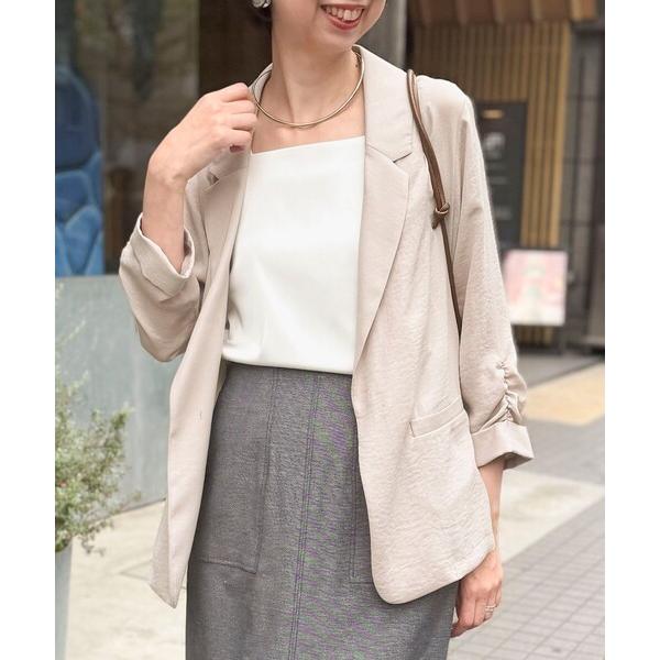ZOZO問い合わせ番号:107150220ショップ:NOLLEY'S，ノーリーズブランド:MICO COULIER，ミコクリエ，NOLLEY'S，ノーリーズ商品名:撥水クールタッチテーラージャケットカテゴリ:ジャケット/アウター>テー...