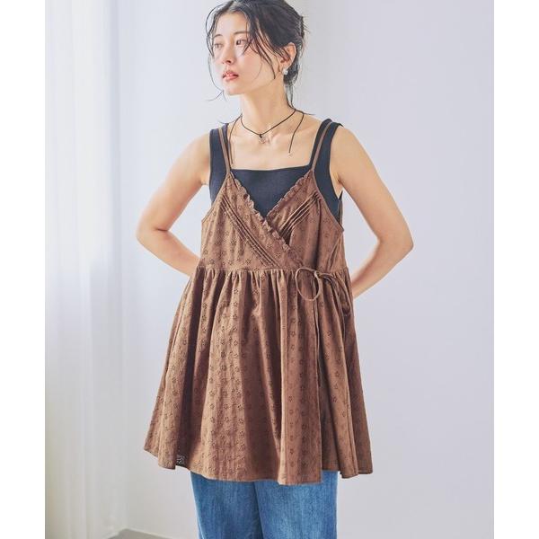 ZOZO問い合わせ番号:107150456ショップ:studio CLIP，スタディオクリップブランド:studio CLIP，スタディオクリップ商品名:レースカシュクールキャミソールチュニックカテゴリ:ワンピース/ドレス>チュニック...